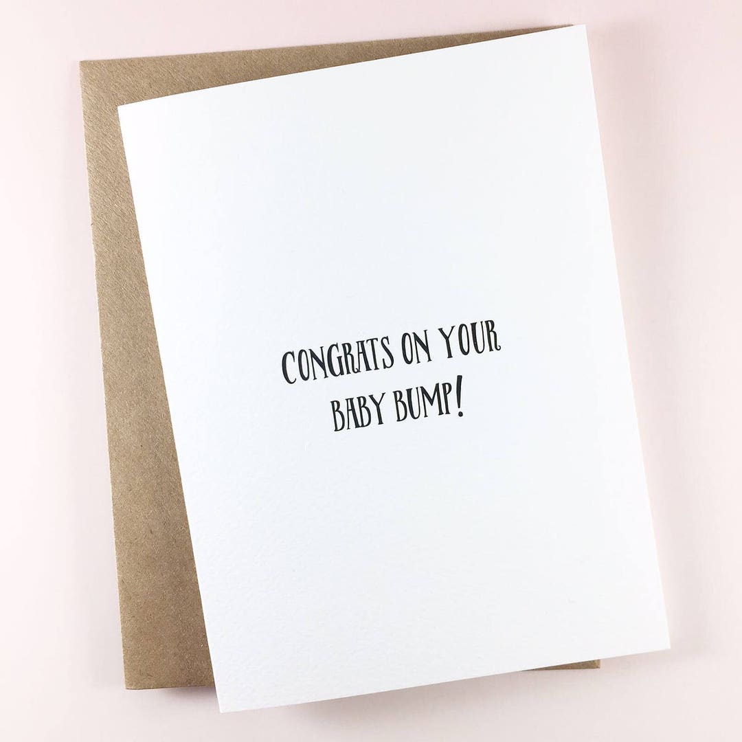 Baby Shower Card/congratulations Card/expecting Parents Card/congrats ...