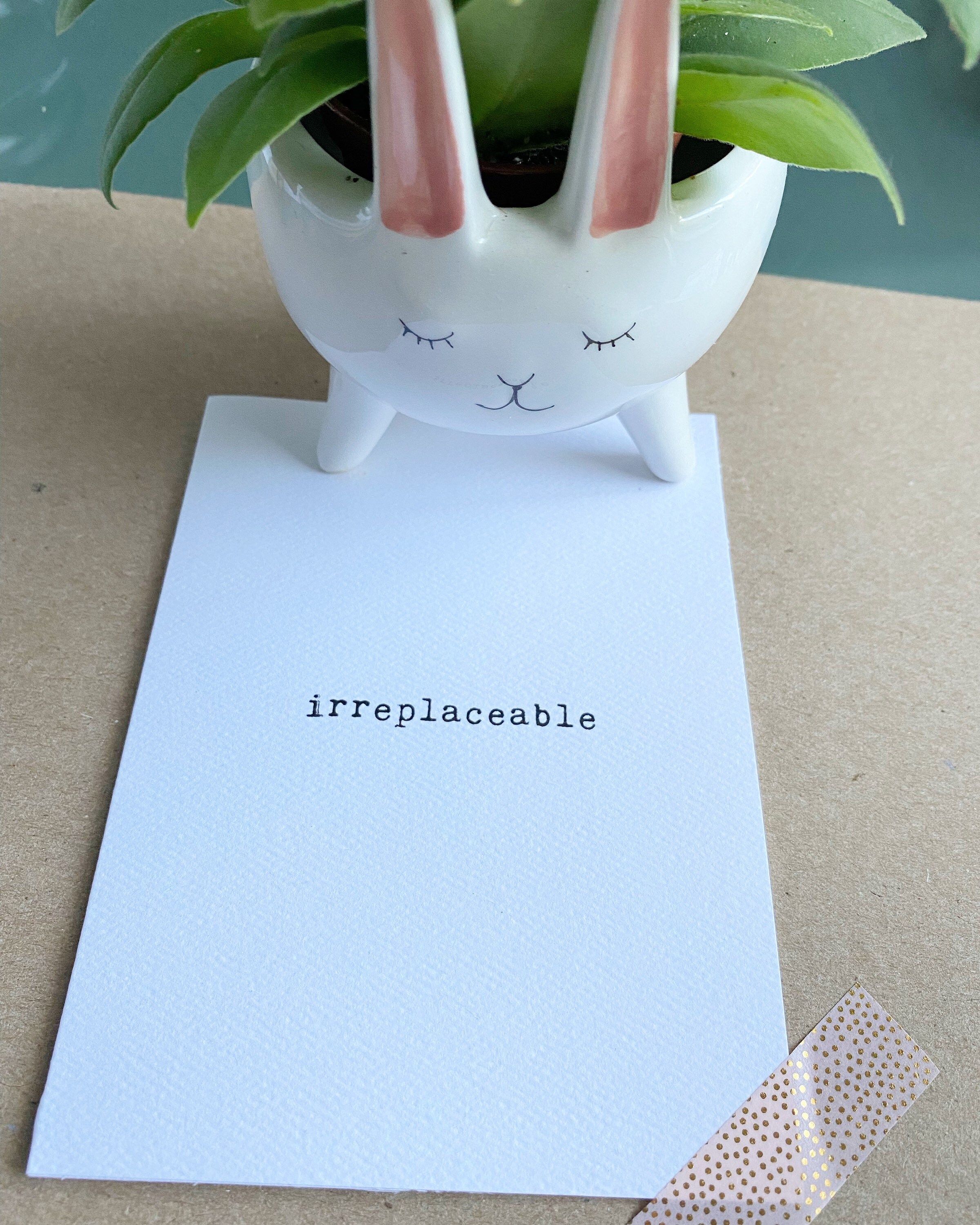 Irreplaceable Card / Farewell Card / Card for Mentor / Card for Boss / Friendship Card ...