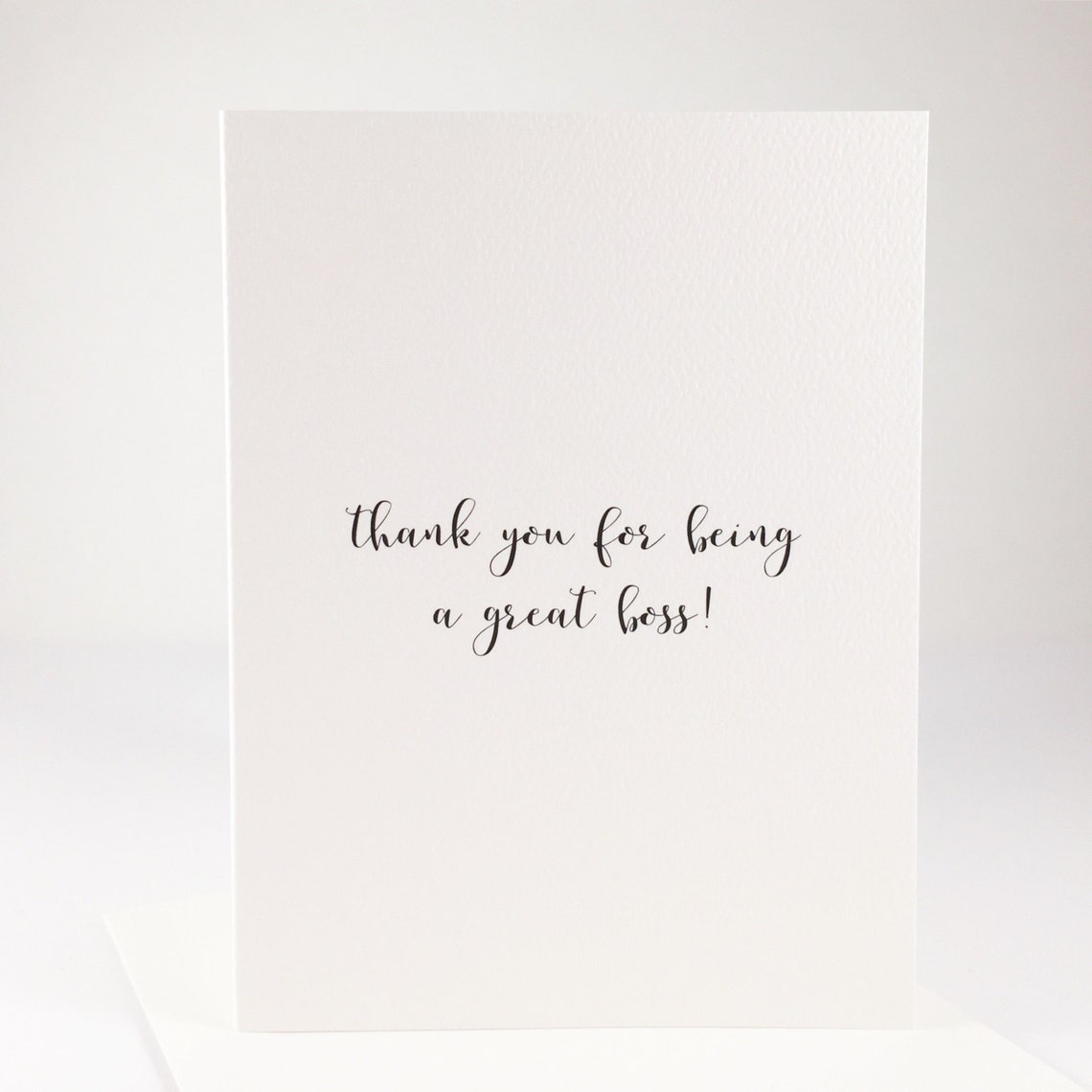 Thank You Boss Card/farewell Card/mentor Card /appreciation Boss Card ...