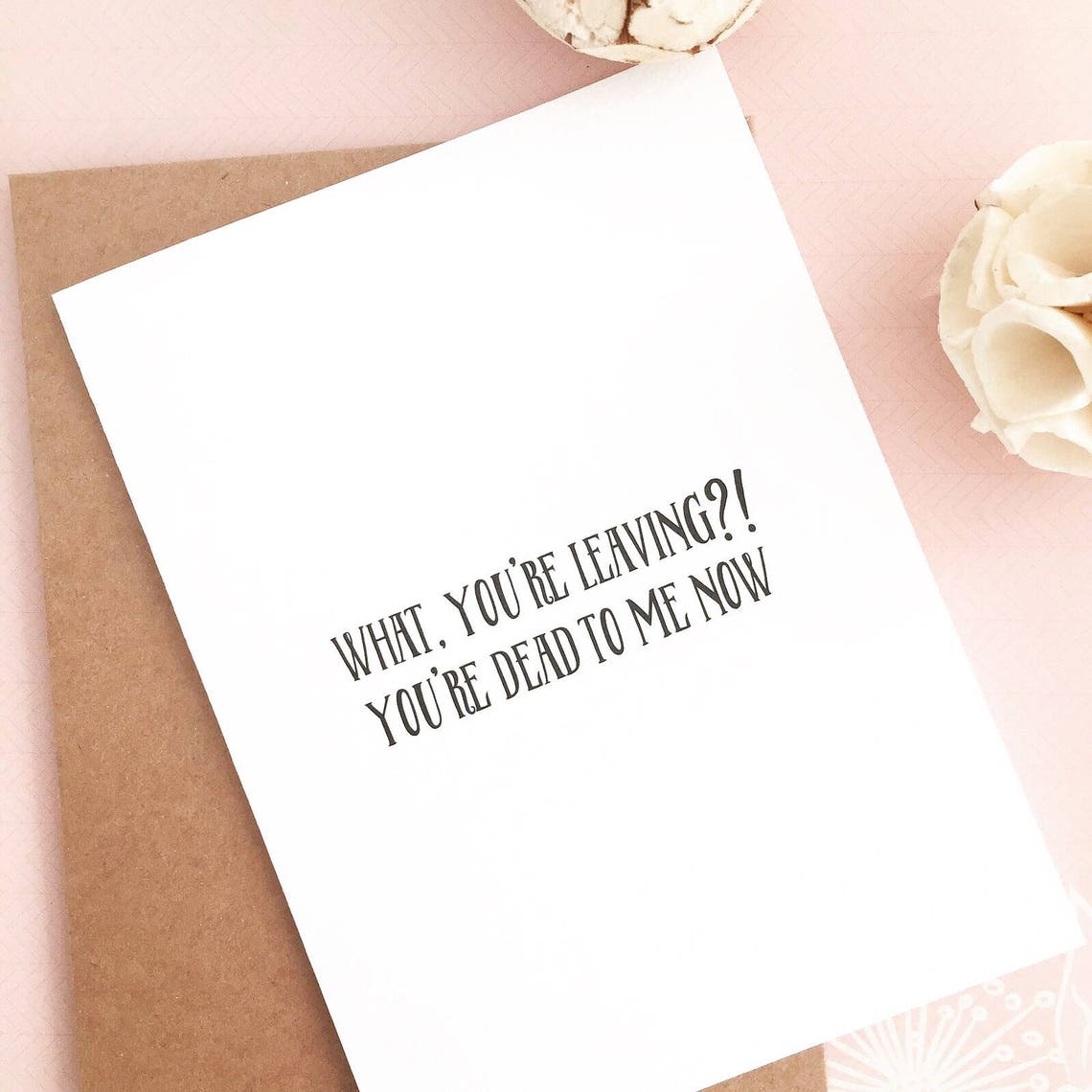 Farewell Card/goodbye Card/sarcastic Farewell Card/funny Good Bye Card ...