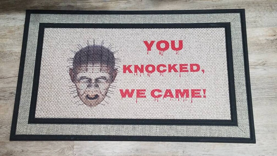 Hellraiser Inspired Door Mat - Etsy