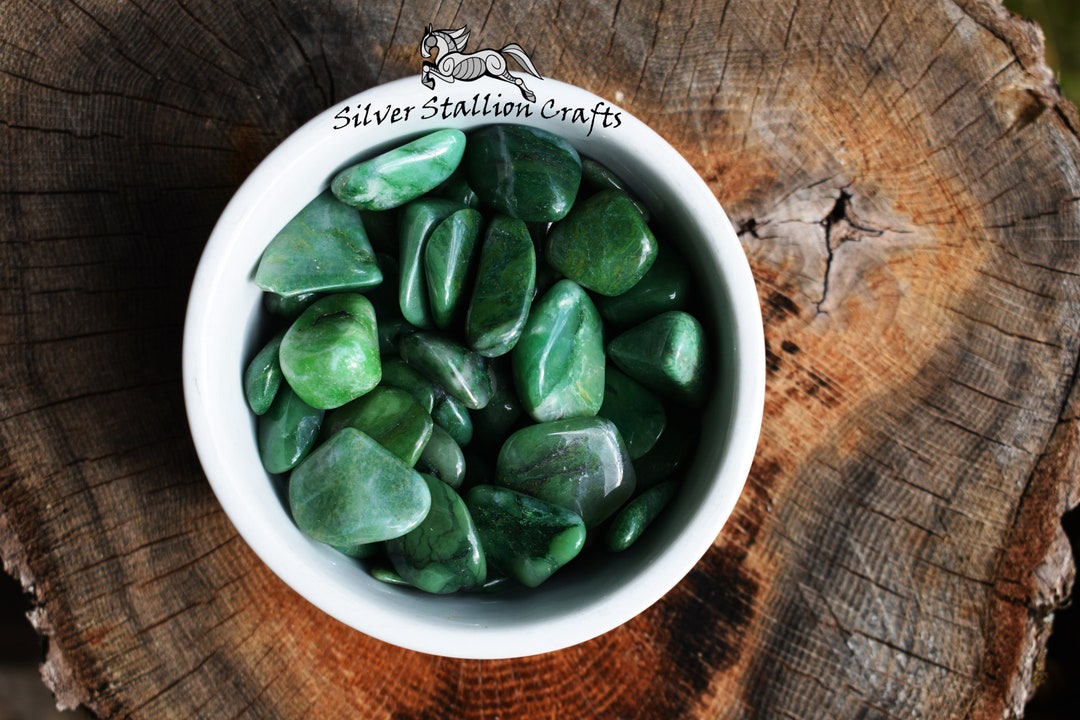 Buddstone, Verdite, African Jade 1pc or 100g Gemstone, Tumblestone ...
