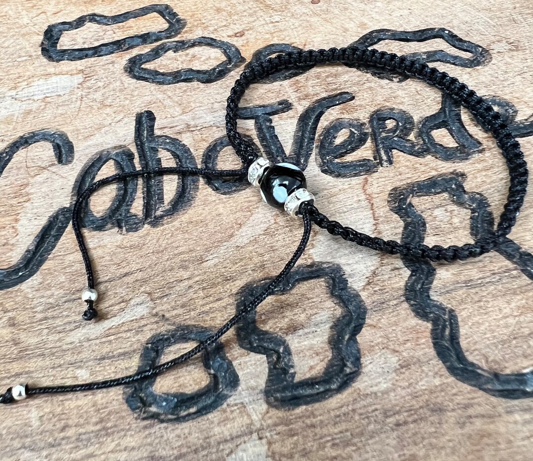 Swavarski Crystal & Conta Di Ojo Macrame Bracelet - Etsy