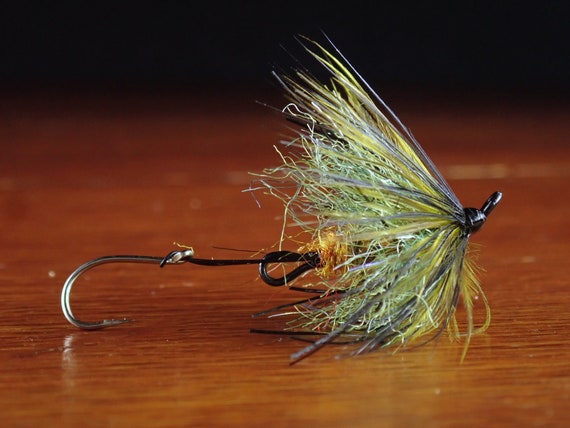 Trout Spey Micro Intruder Olive/orange - Etsy