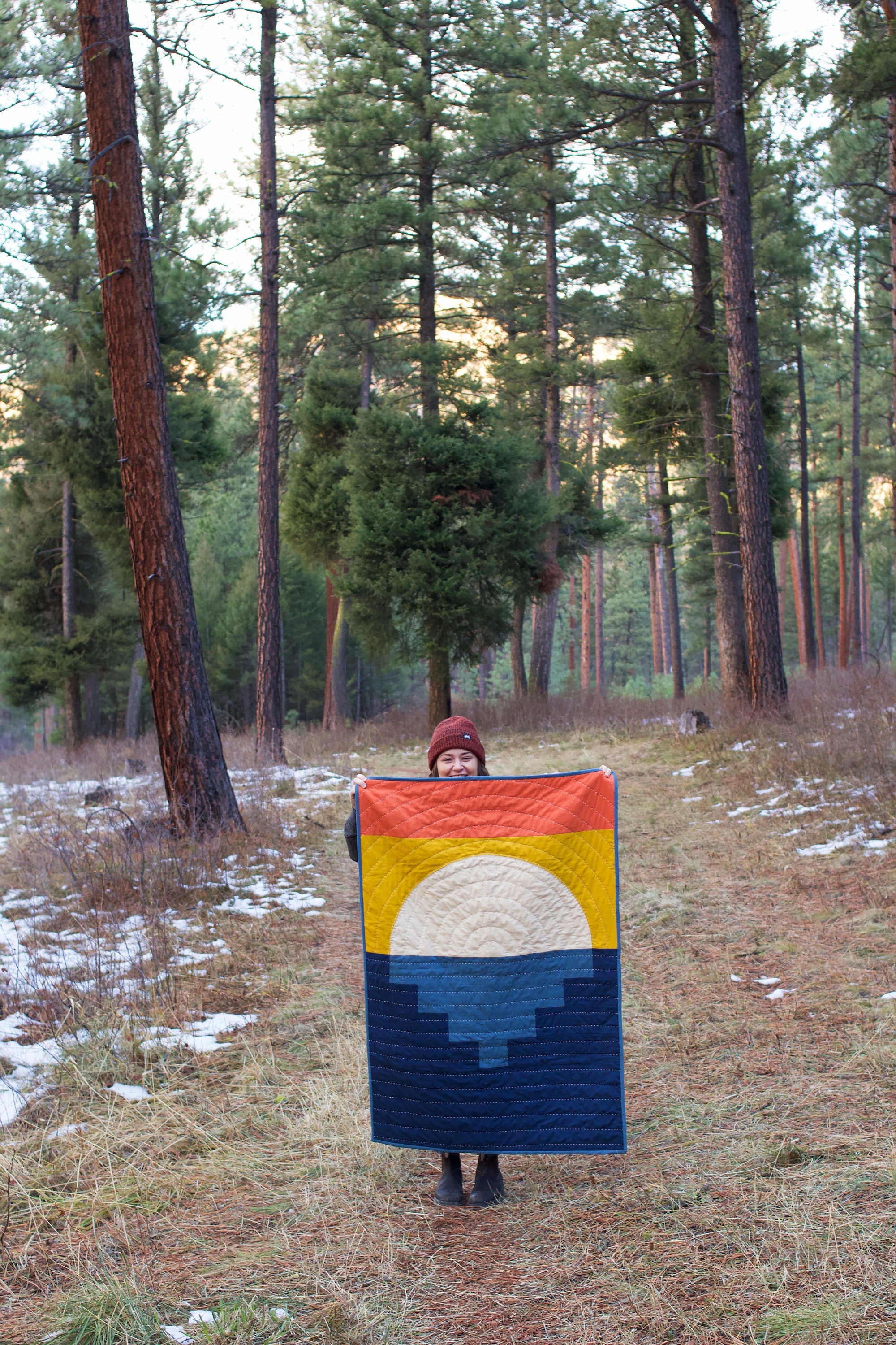 Sundown Quilt Pattern PDF Easy Modern Quilt Pattern for - Etsy Canada