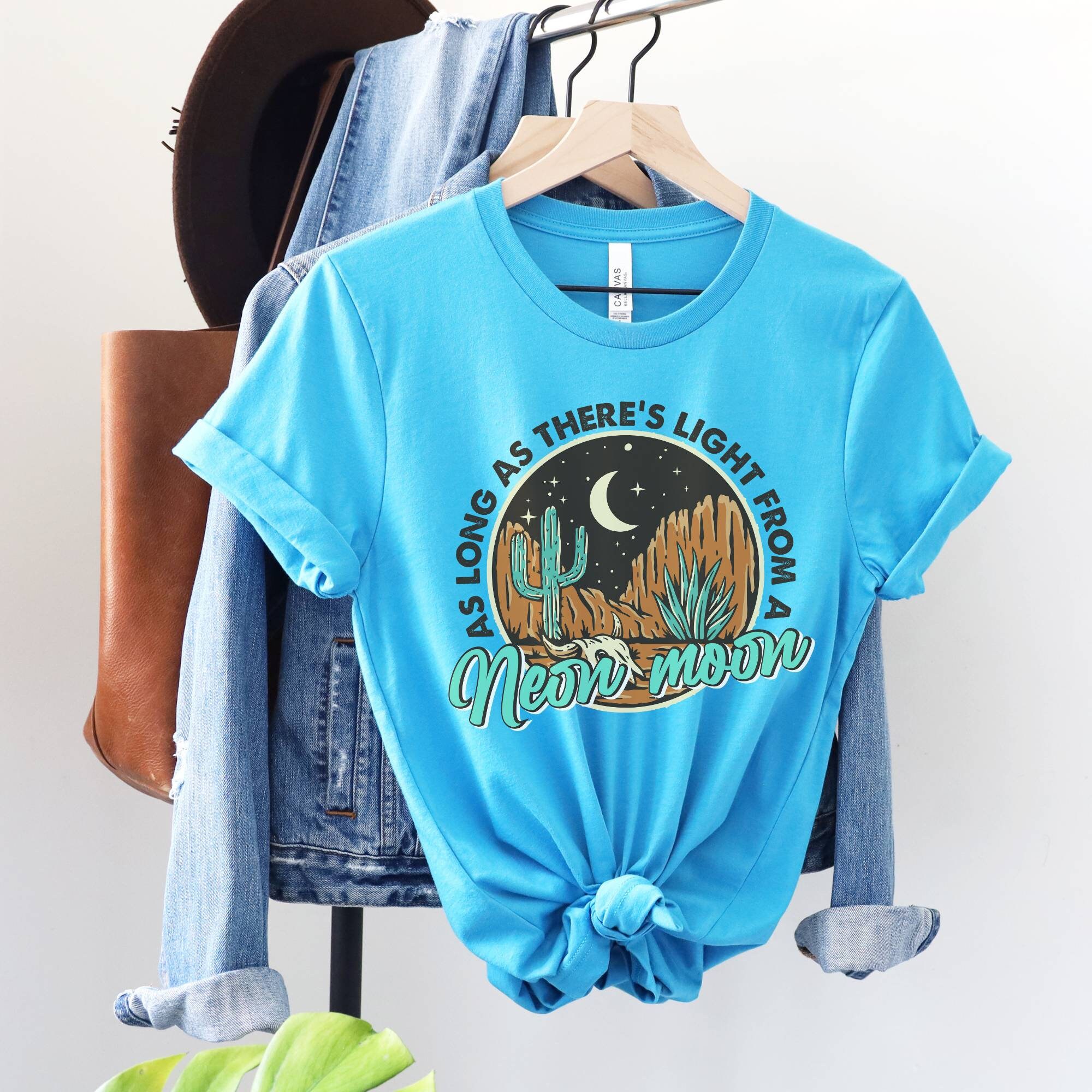 Neon Moon Desert Tee,neon Moon Shirt, Country Music Tee, 90's Country ...