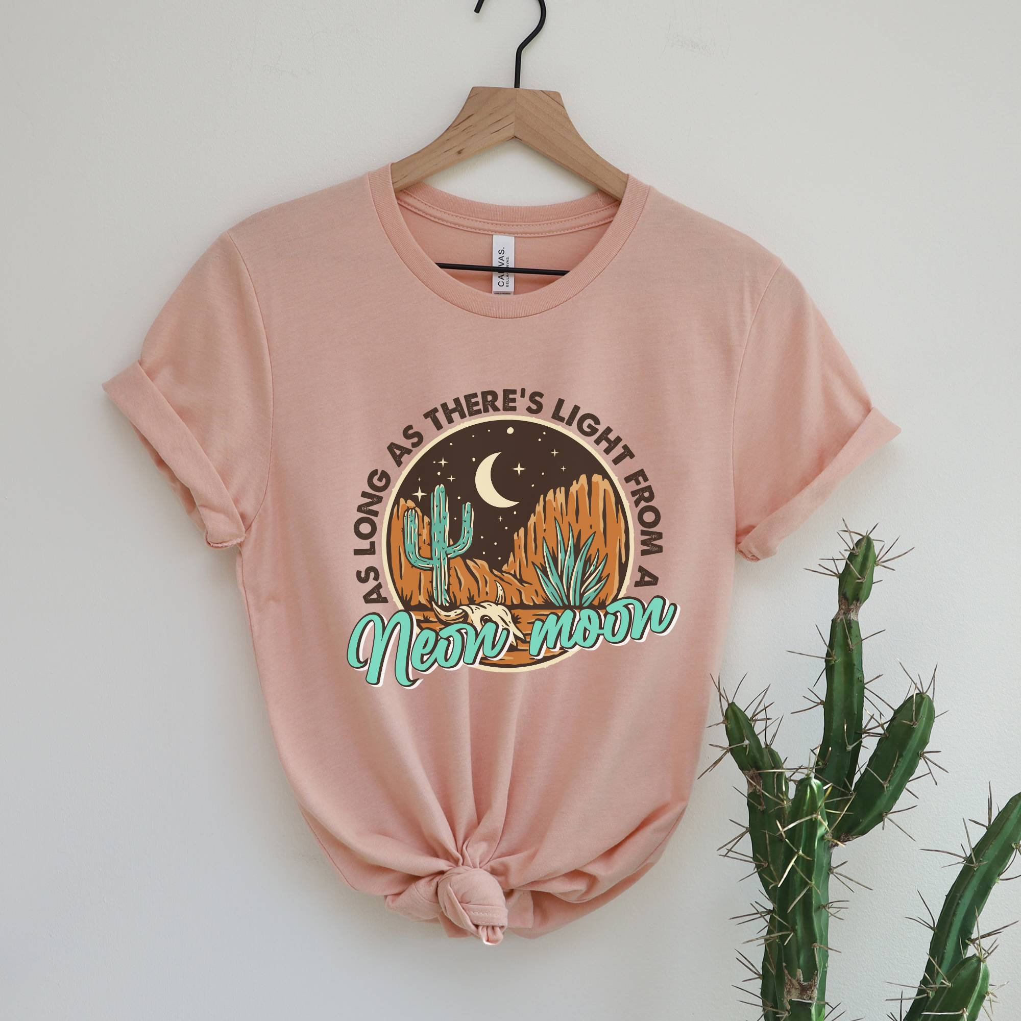 Neon Moon Desert Tee,neon Moon Shirt, Country Music Tee, 90's Country ...