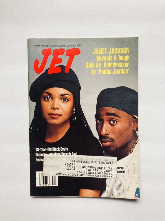 Jet Magazine July 18 1993 Janet Jackson and Tupac | Etsy