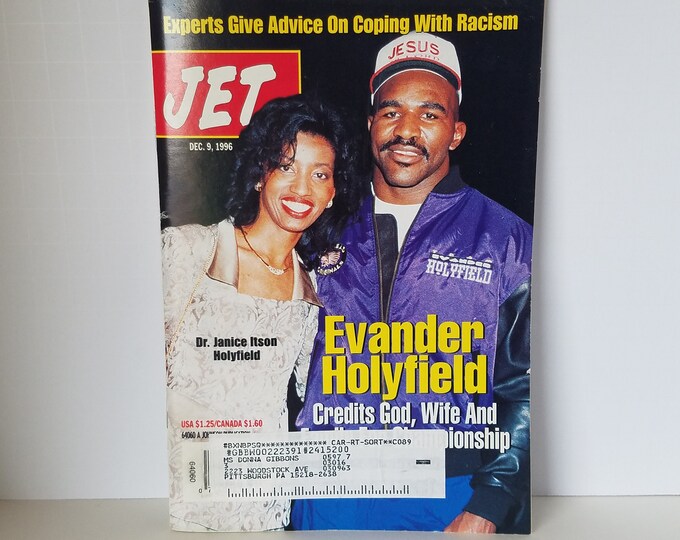Jet Magazine- Evander Holyfield and Wife Dr. Janice Holyfield December ...
