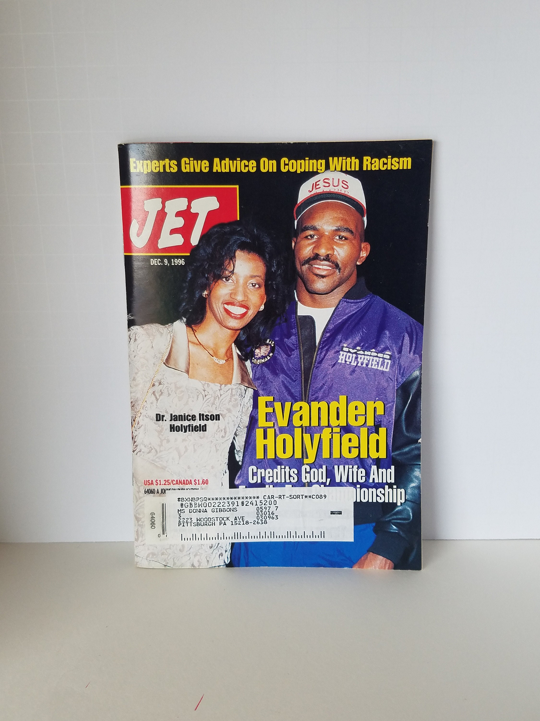 Jet Magazine Evander Holyfield and Wife Dr. Janice Holyfield - Etsy Canada