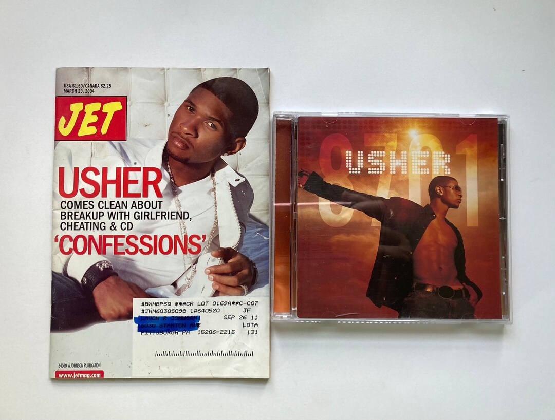Usher Bundle - Jet Magazine March 28, 2004 and 8701 CD Released 2001 - Etsy