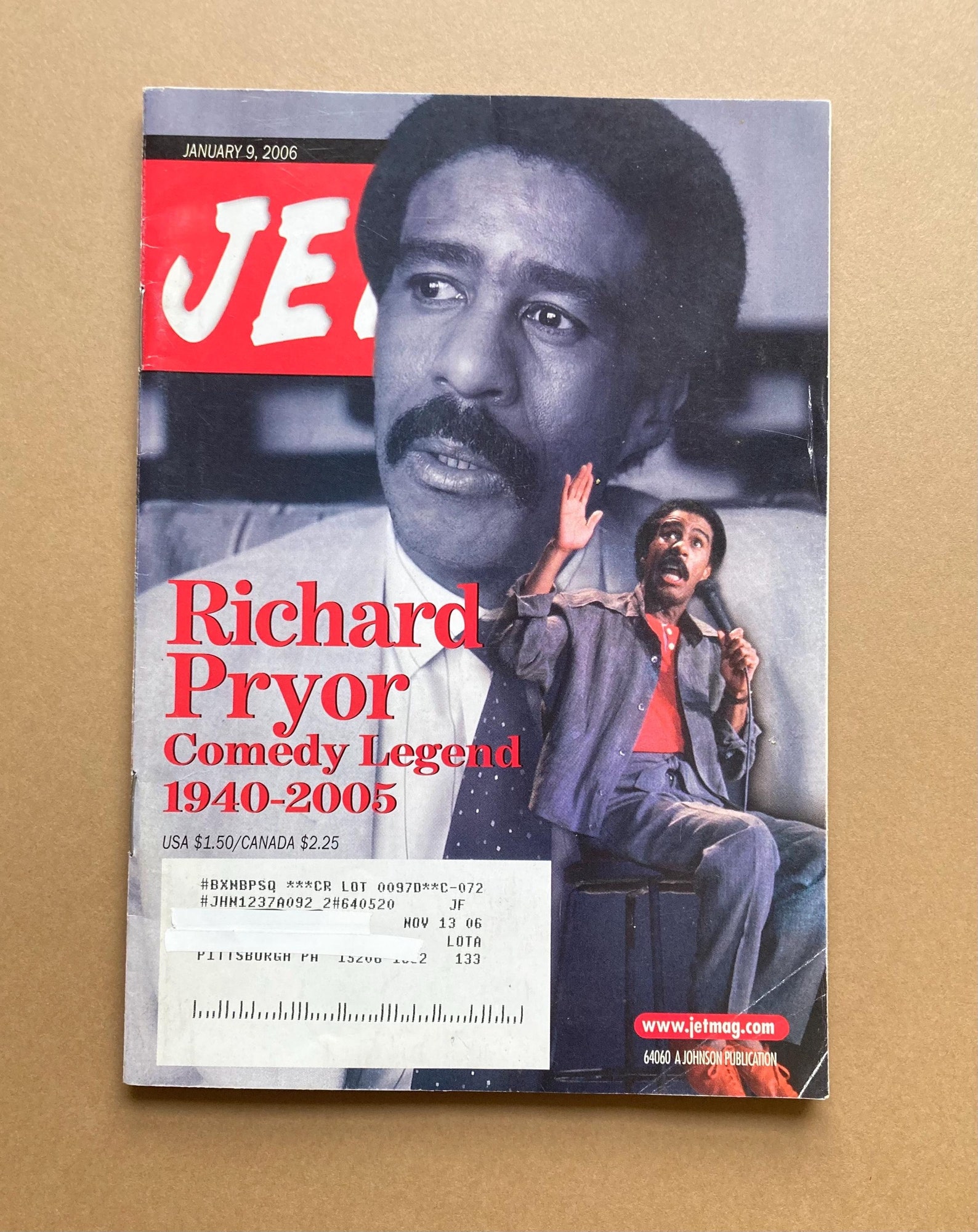 Jet Magazine January 9, 2006 Richard Pryor cover - Etsy