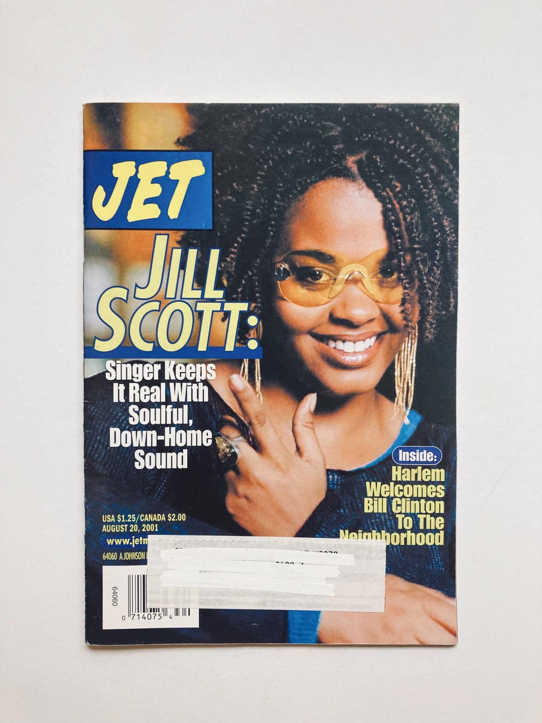 Jet Magazine - August 20, 2001 - Jill Scott (c0ver) - Etsy