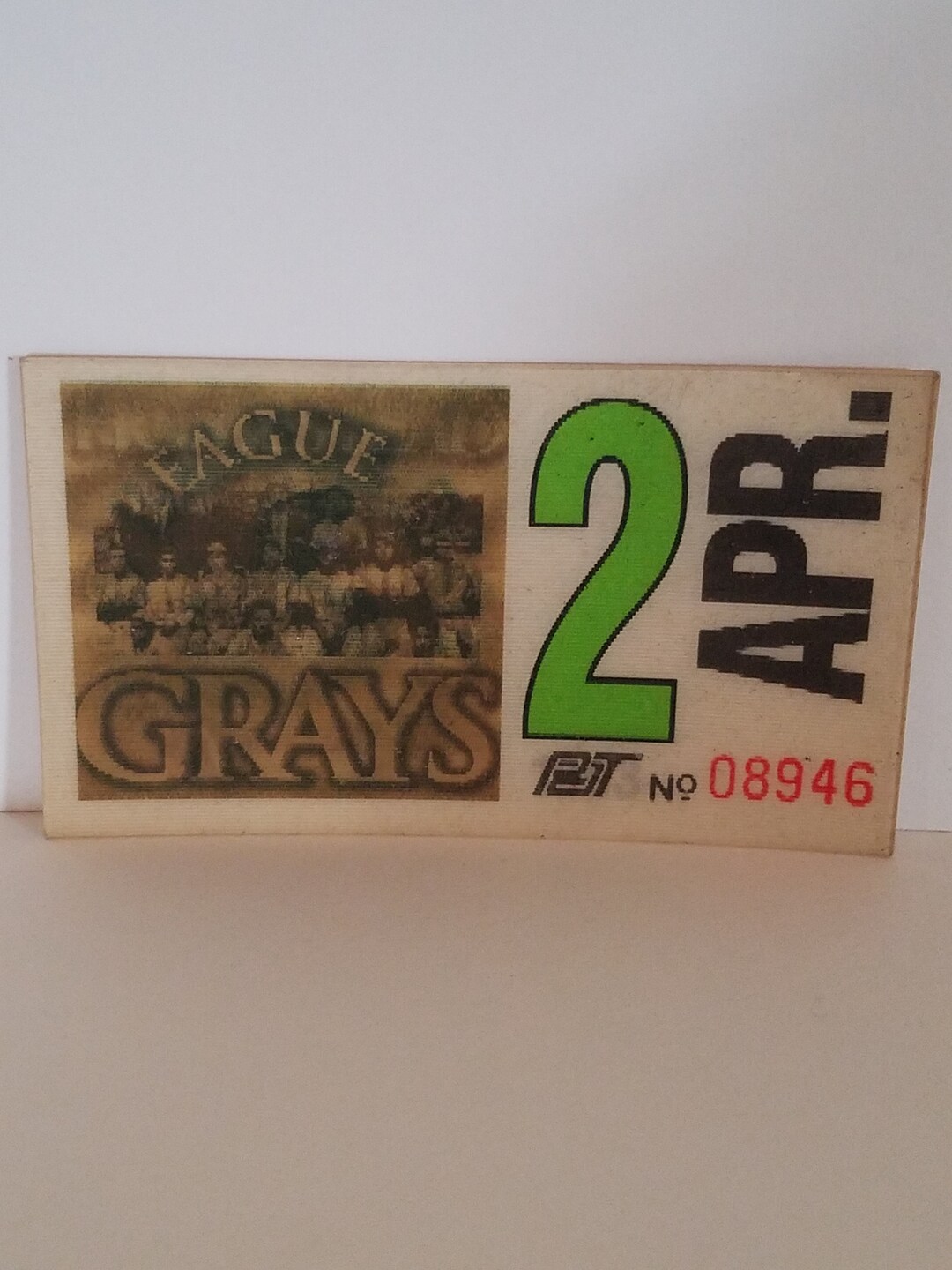 1993 Homestead Grays Bus Pass, Pittsburgh PA Hologram - Etsy