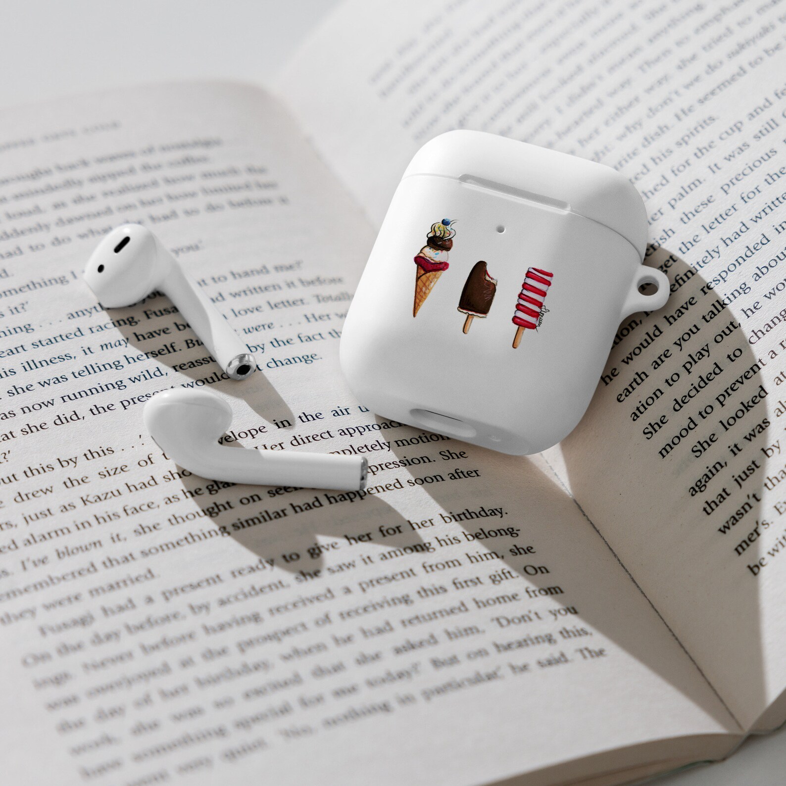 ICE CREAM | Rubber Case for Airpods® - Etsy
