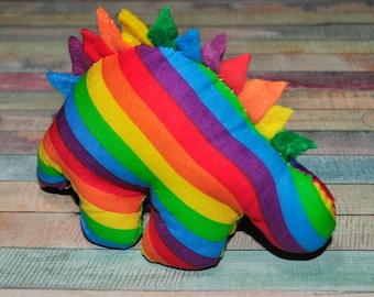 Rainbow Dinosaur | Etsy