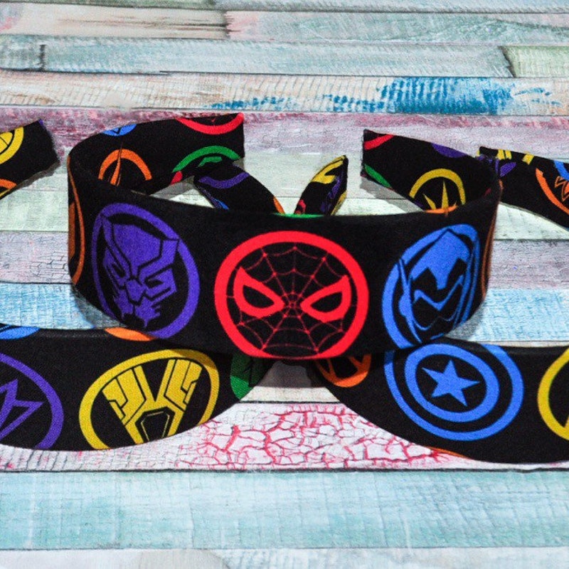 Superhero Headband - Etsy