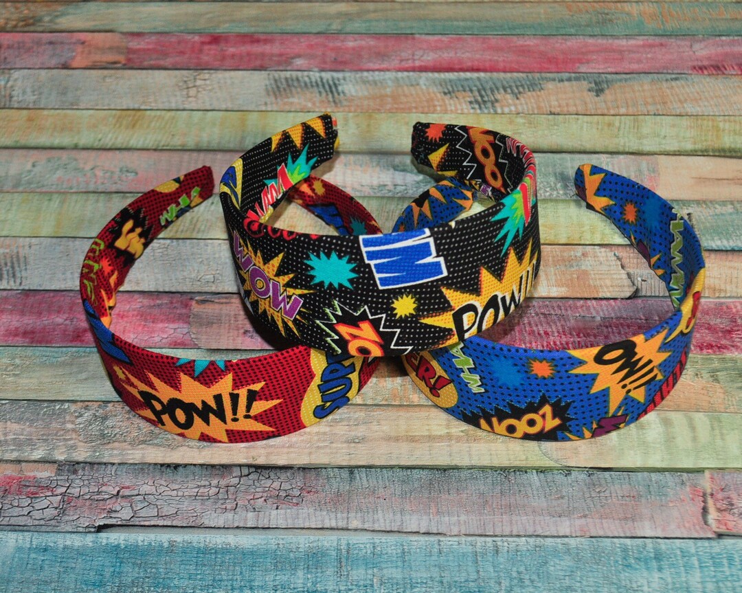 Nerdibands Handmade Comic Book Superhero Headband - Etsy