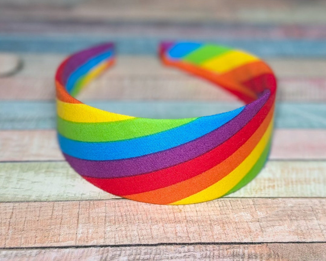 Nerdibands Handmade Pride Rainbow Headband - Etsy