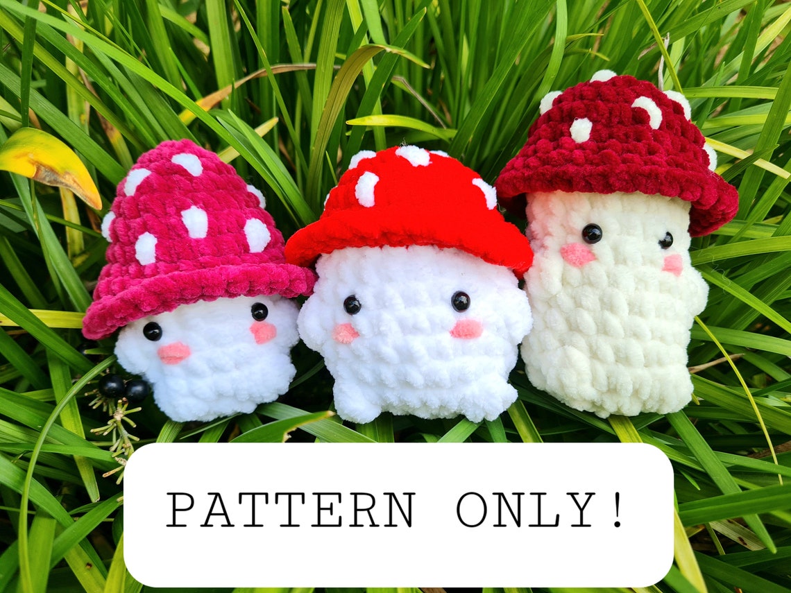 DIGITAL PDF Pattern ONLY: Chonky Crochet Mushie Boi Gang - Etsy