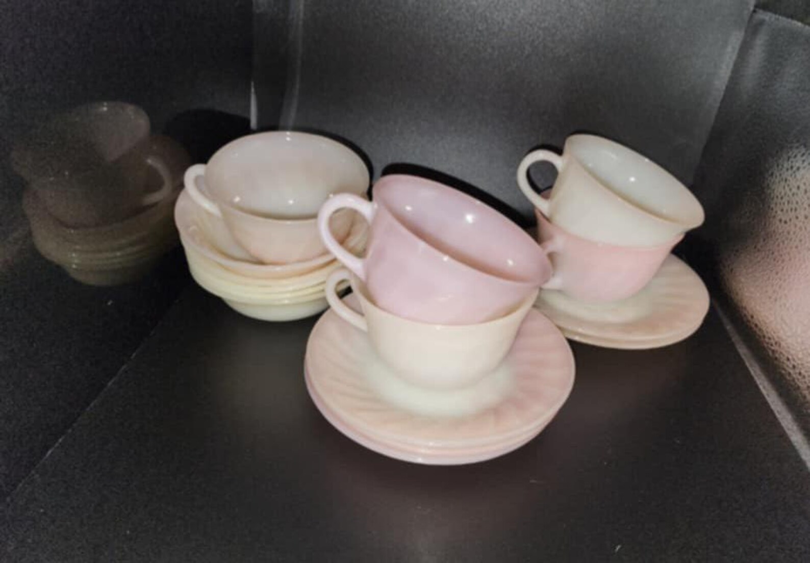 Vintage Fire King Pastel 33 Piece Dish Set RARE - Etsy