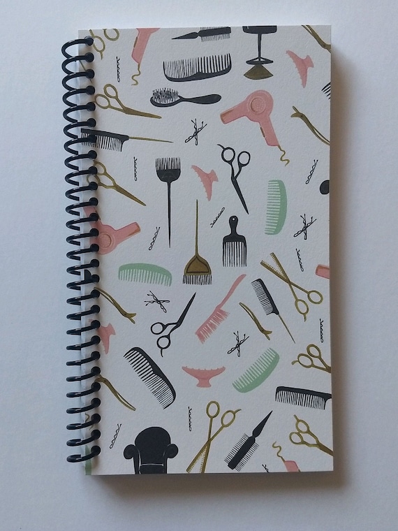Stylist Hairdresser Spiral Notebook Hand Made From Specialty | Etsy