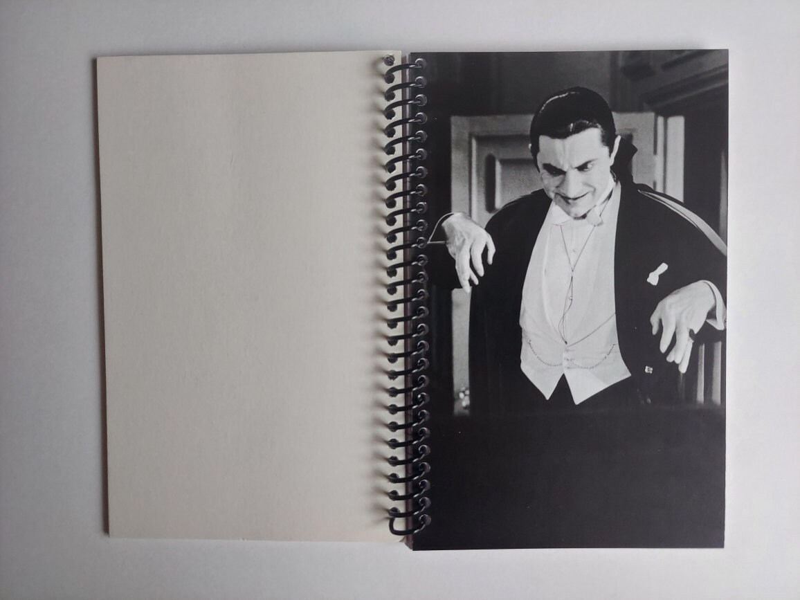 Classic Horror Movie Spiral Notebooks - Etsy
