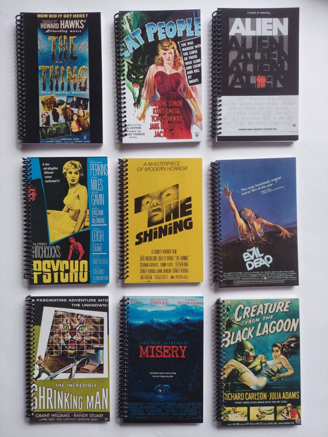 Horror Movie Poster Spiral Notebooks - Etsy
