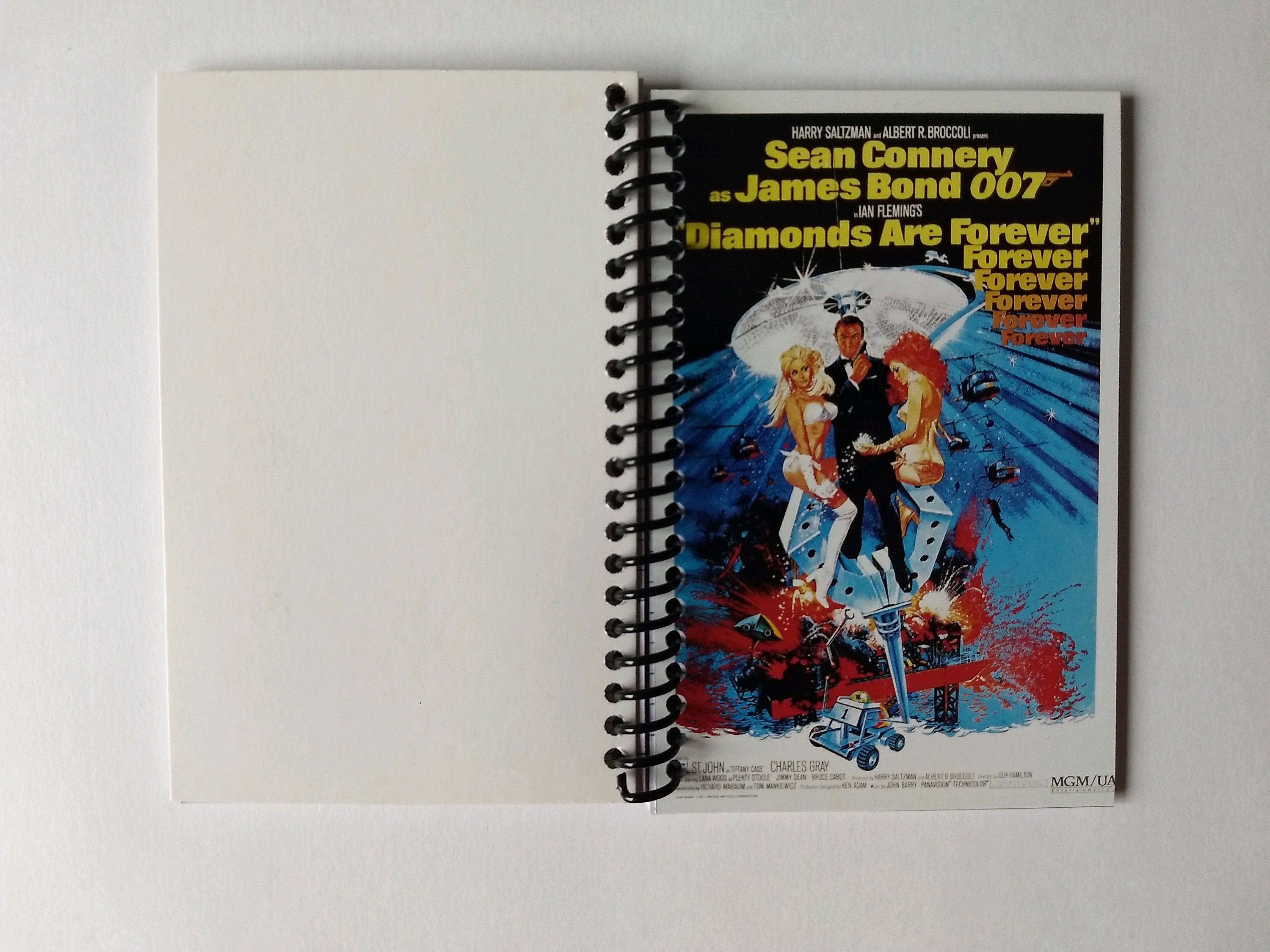 Mini James Bond Movie Poster Spiral Notebooks | Etsy