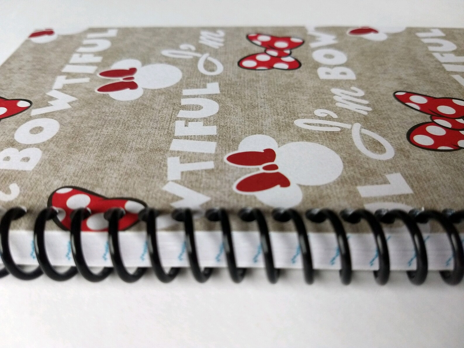 Minnie Mouse Spiral Notebook Hand Made From Specialty Paper - Etsy