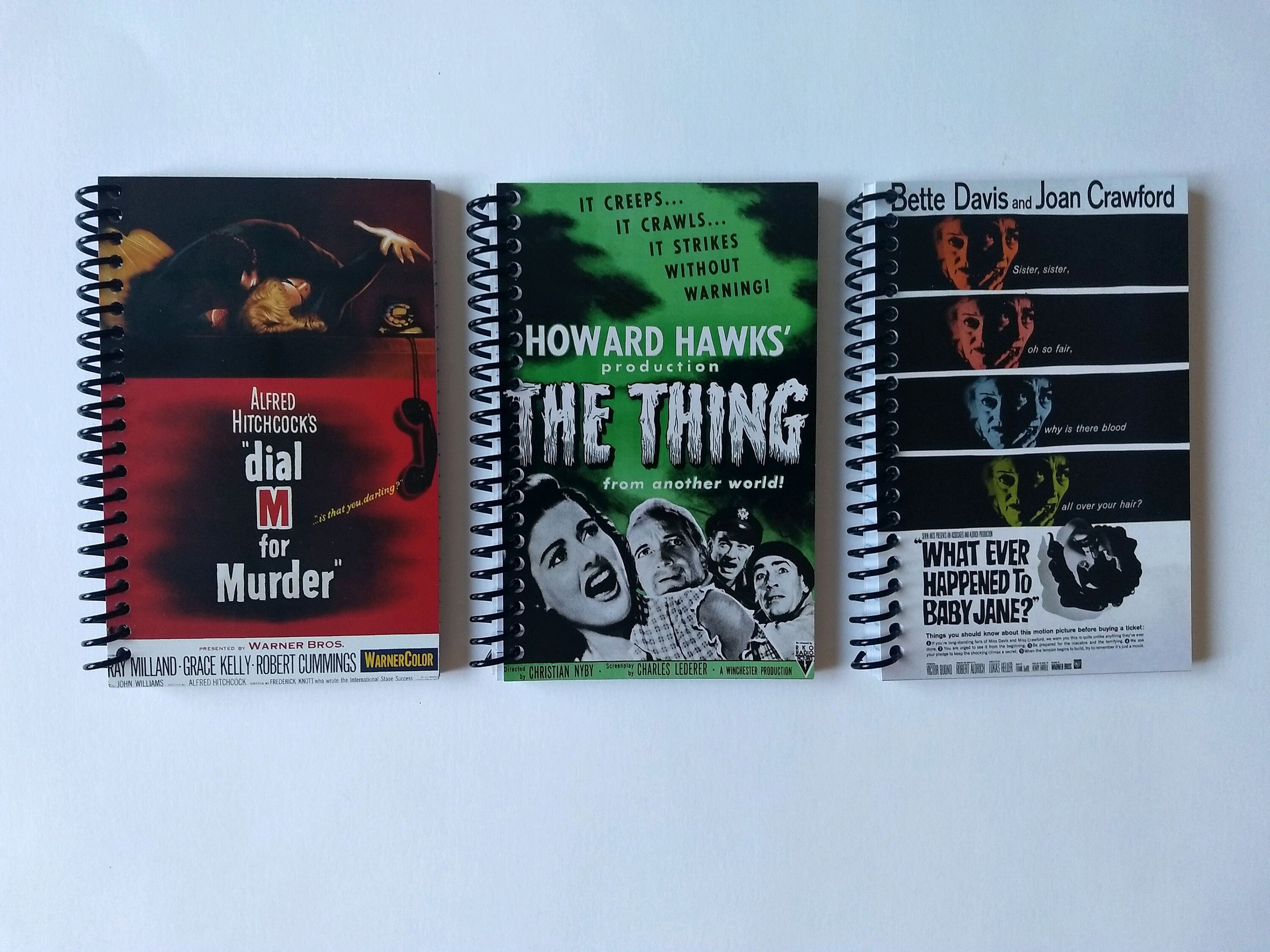 Mini Classic Horror Movie Poster Spiral Notebooks | Etsy