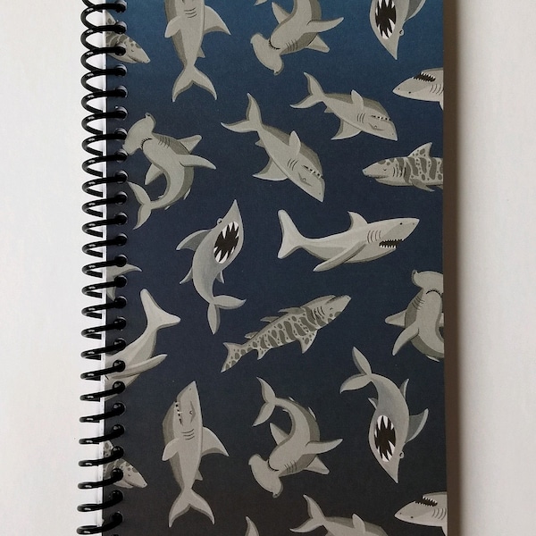 Sharks Notebook - Etsy