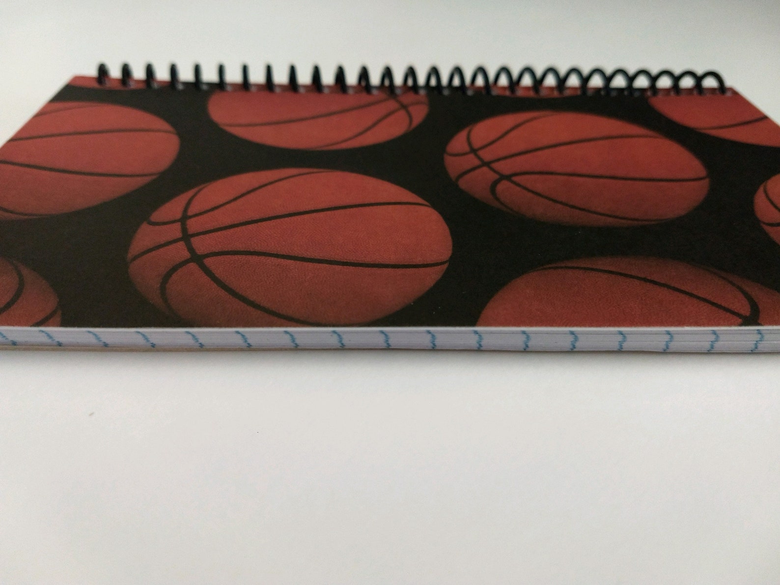 Basketball Spiral Notebook Hand Made From Specialty Paper - Etsy