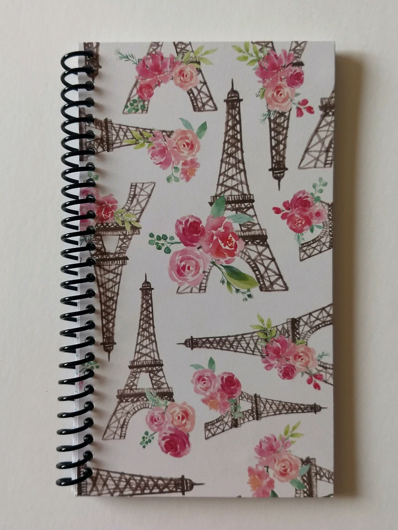 Paris Spiral Notebook Hand Made From Specialty Paper - Etsy