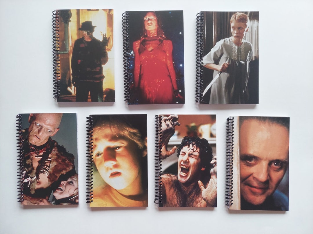 Horror Movie Spiral Notebooks - Etsy