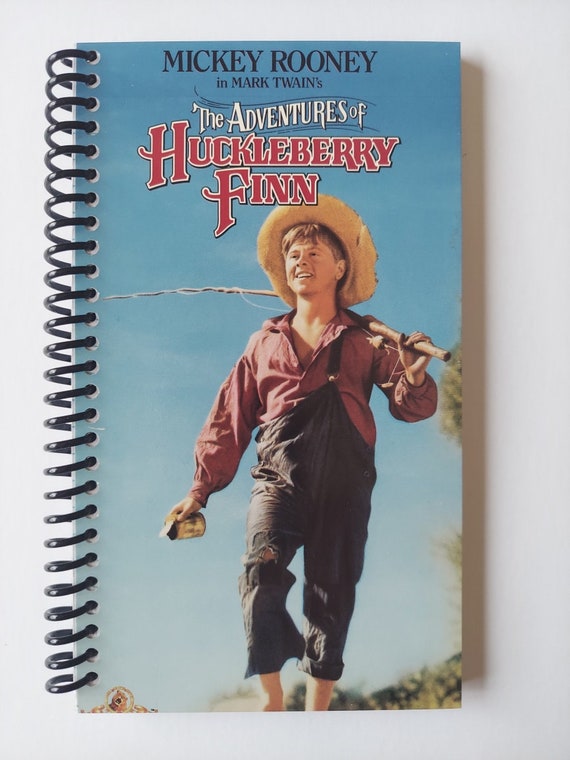 Huckleberry Finn Spiral Notebook Hand Made From Original VHS | Etsy