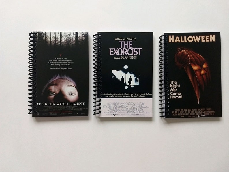 Mini Horror Movie Poster Spiral Notebooks | Etsy