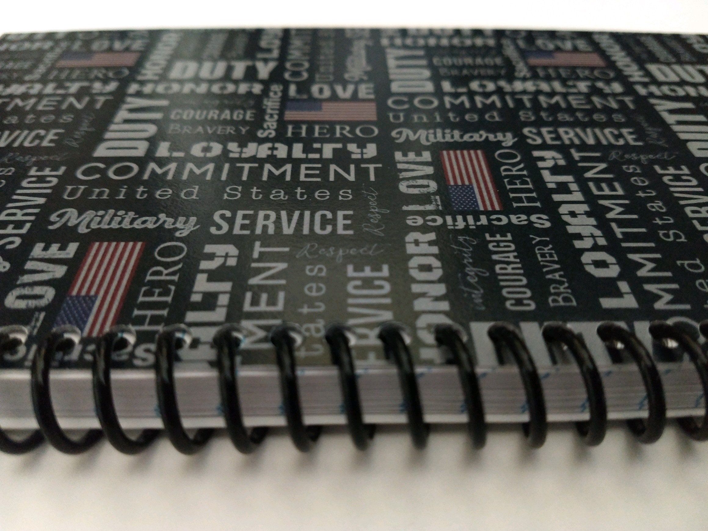 Military Spiral Notebook Hand Made From Specialty Paper - Etsy