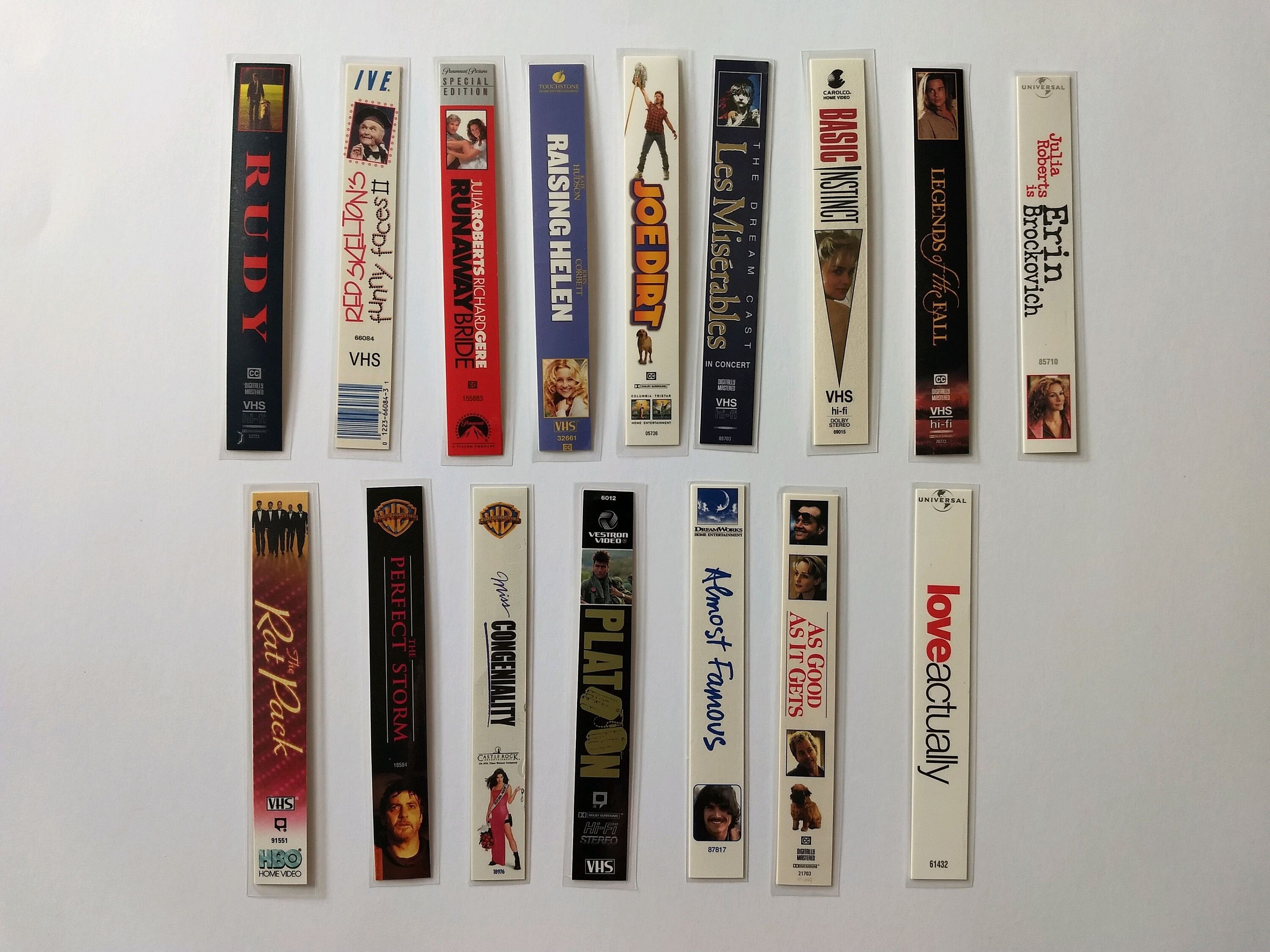 Huge Choice of VHS Movie Cover Bookmarks - Etsy
