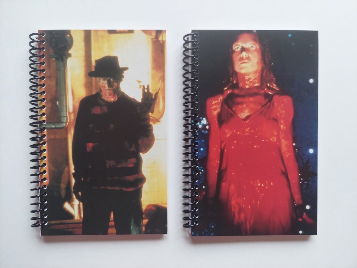 Horror Movie Spiral Notebooks - Etsy