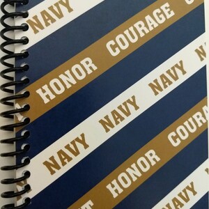 Navy Spiral Notebook Hand Made From Specialty Paper - Etsy