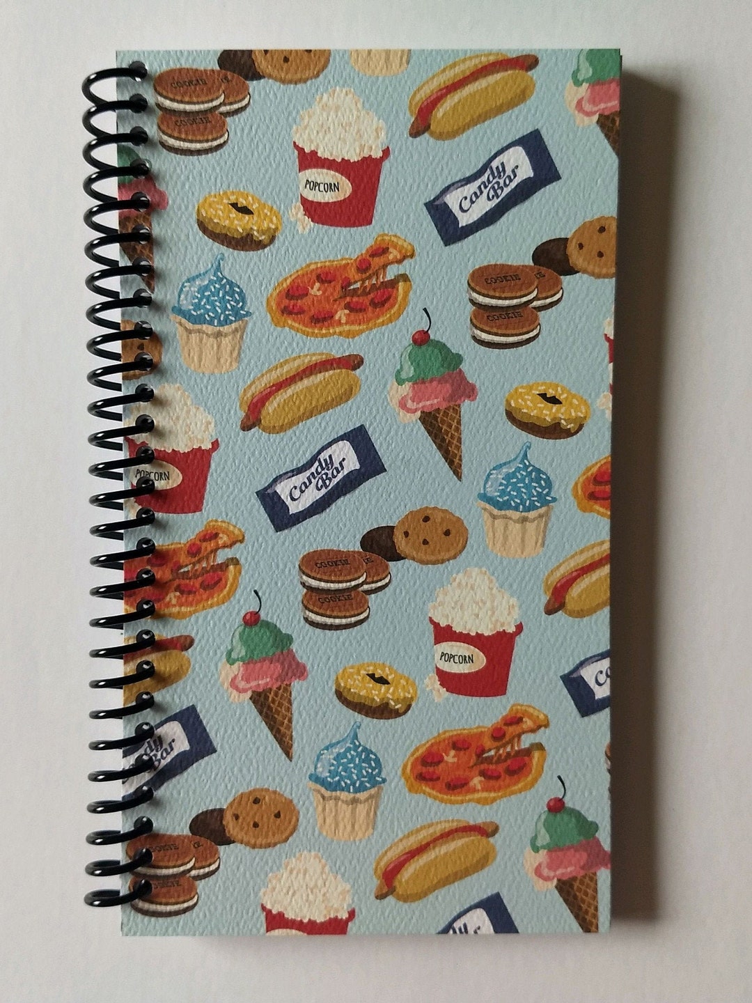 Junk Food Spiral Notebook Hand Made From Specialty Paper - Etsy