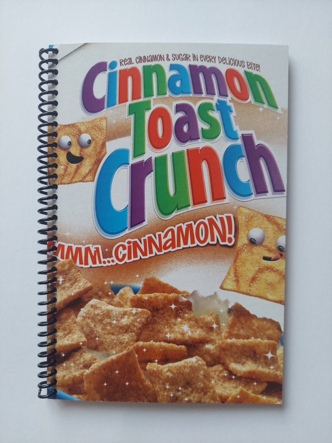 Cinnamon Toast Crunch Spiral Notebook Hand Made From Cereal Box - Etsy