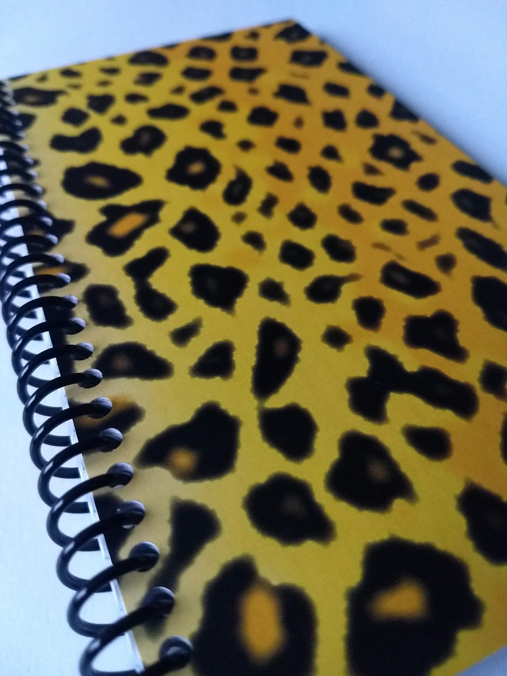 Cheetah Print Spiral Notebook Hand Made From Specialty Paper - Etsy