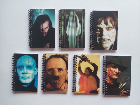 Horror Movie Villain Spiral Notebooks | Etsy