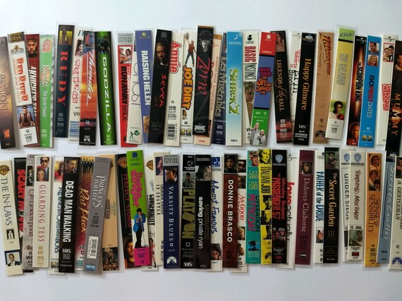 Huge Choice of VHS Movie Cover Bookmarks - Etsy
