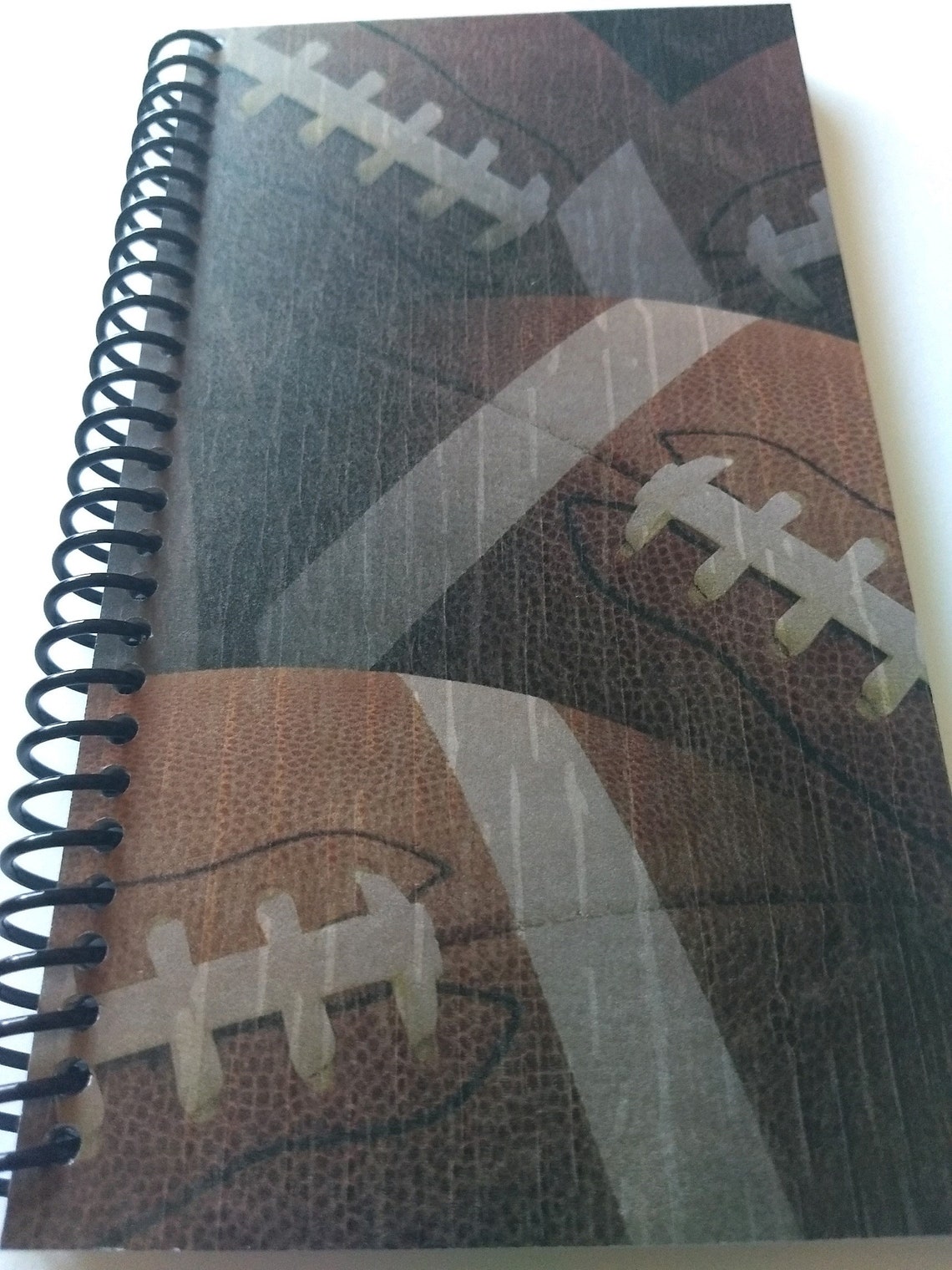 Football Spiral Notebook Hand Made From Specialty Paper - Etsy
