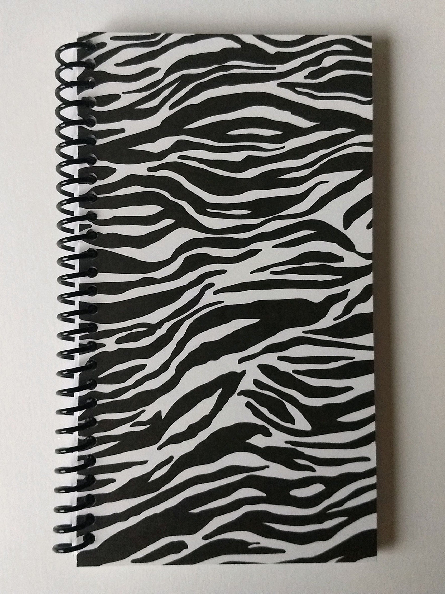 Zebra Print Spiral Notebook Hand Made From Specialty Paper - Etsy Australia