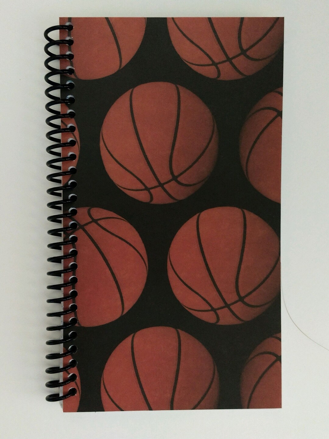Basketball Spiral Notebook Hand Made From Specialty Paper - Etsy