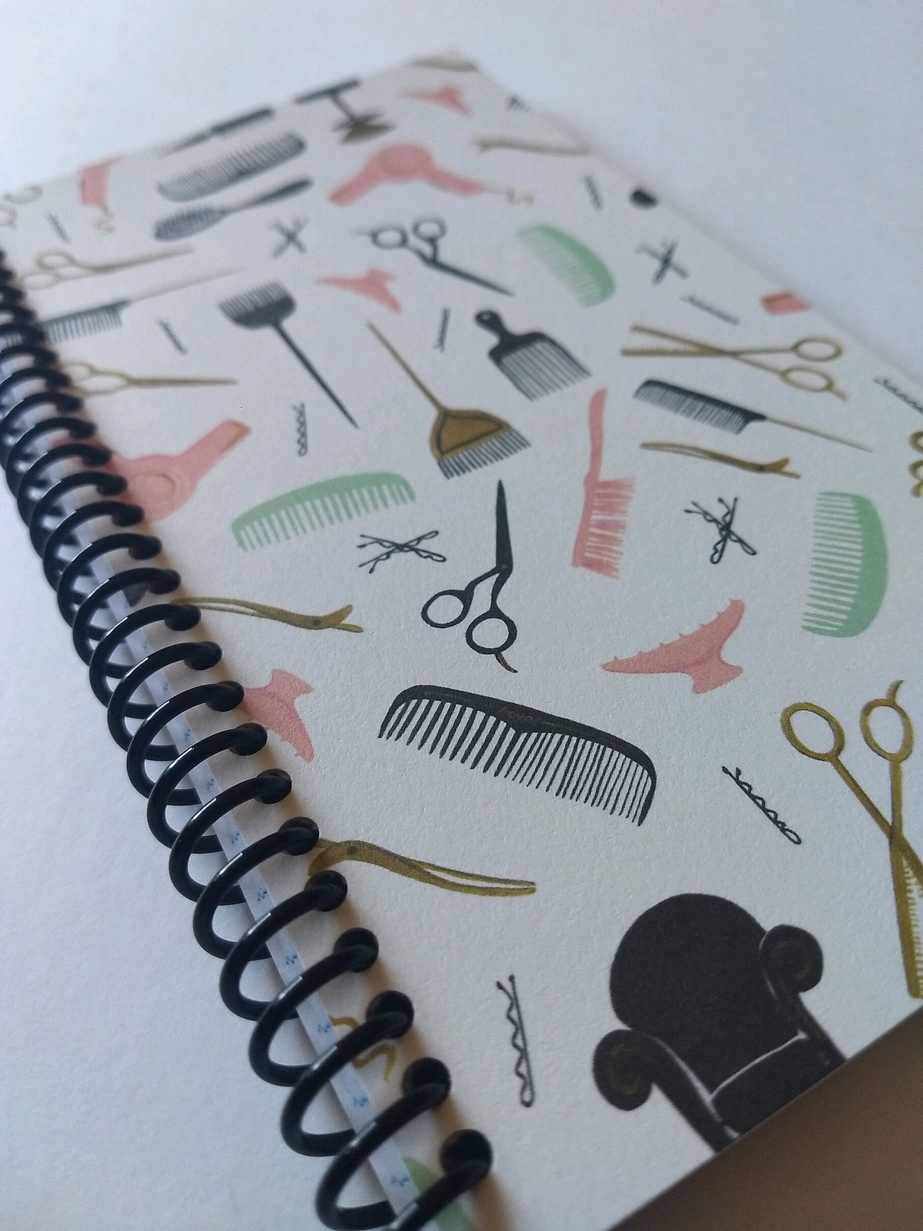 Stylist Hairdresser Spiral Notebook Hand Made From Specialty | Etsy